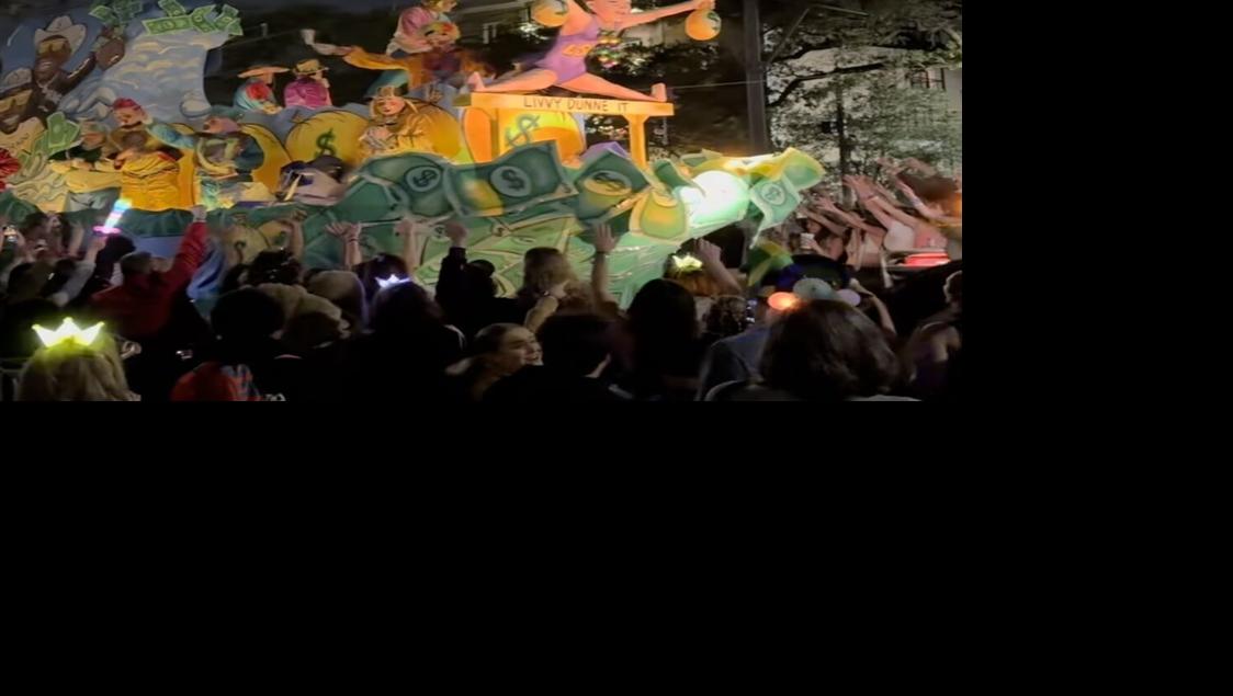Mardi Gras floats tease Olivia Dunne, Saints QB Derek Carr | Mardi Gras ...