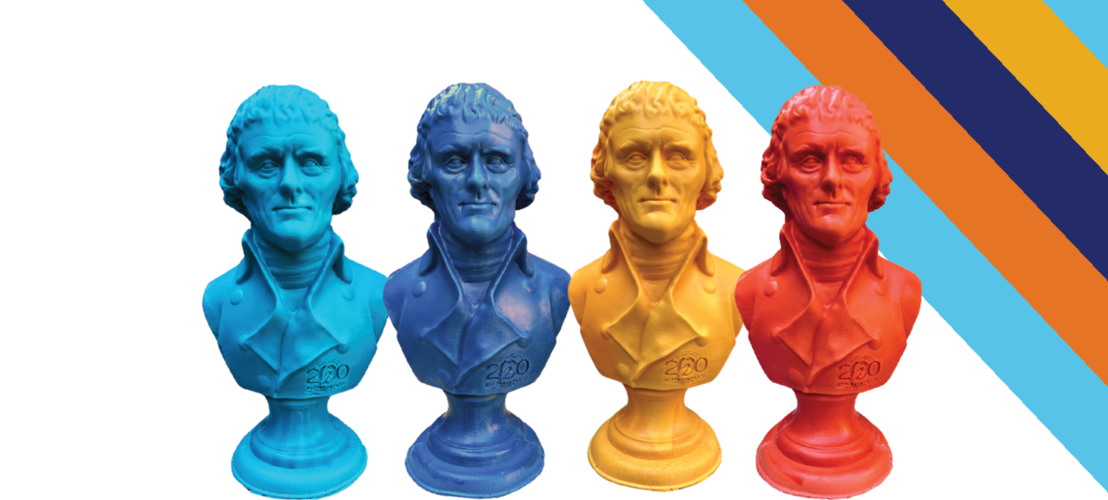 Jefferson Parish Library making busts of Thomas Jefferson ...