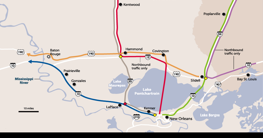 Animated hurricane evacuation routes and contraflow map | Weather ...