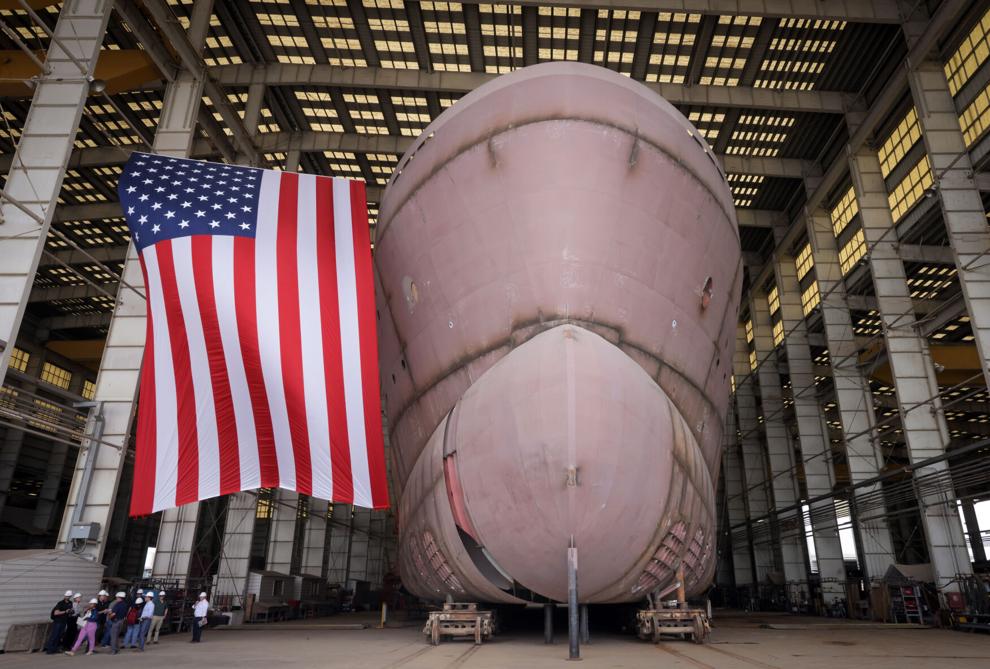 Ship for wind energy boom takes shape in Louisiana shipyard ...