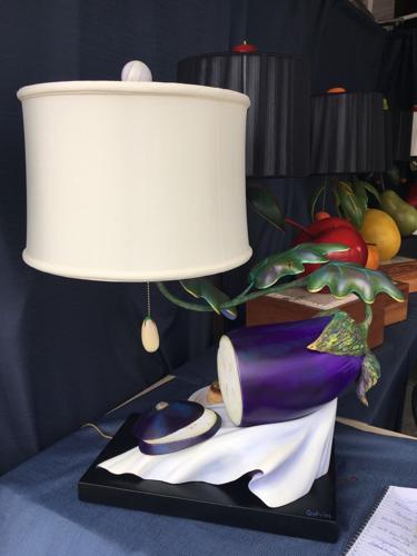 Phil Galatas carves Louisiana flavor into sculptural vegetable lamps ...