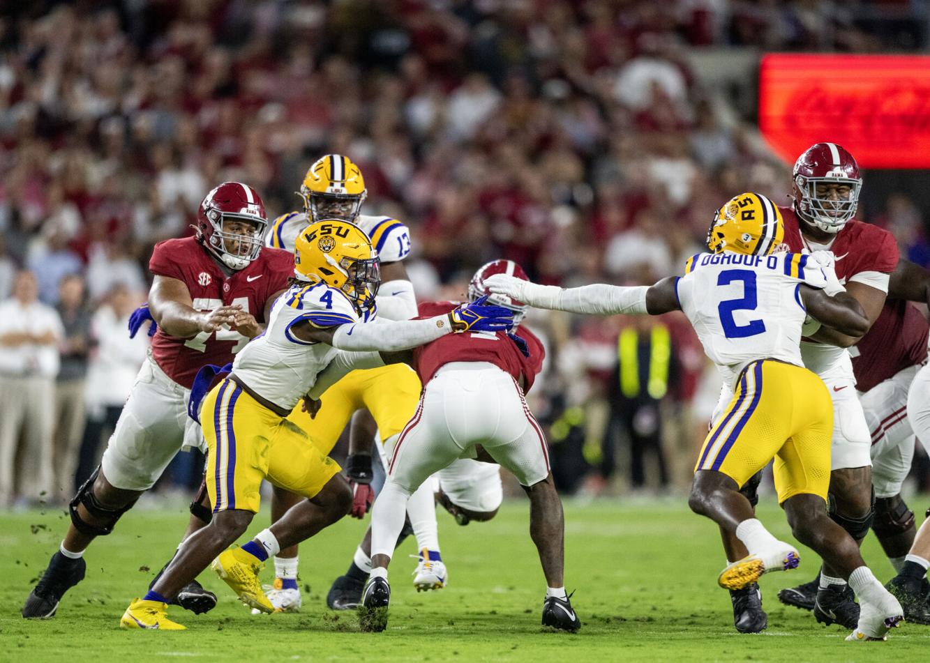 Why didn't LSU use a QB spy against Alabama, Jalen Milroe? | LSU | nola.com
