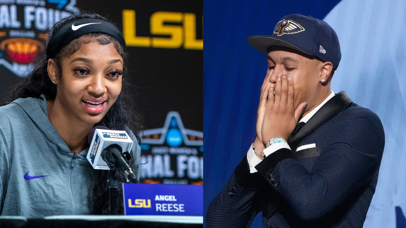 Angel Reese gets wish: Pelicans draft cousin Jordan Hawkins | LSU | nola.com