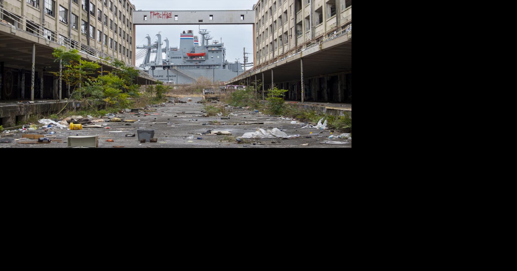 One-alarm fire in Bywater's abandoned Navy base spreads across four ...