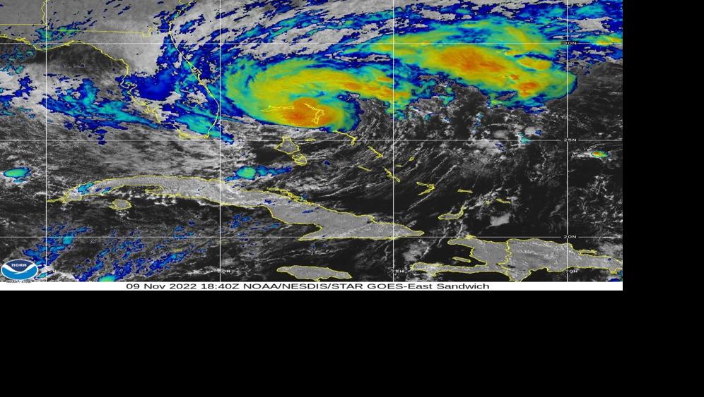 Tropical Storm Nicole To Become Hurricane Wednesday Hurricane Center