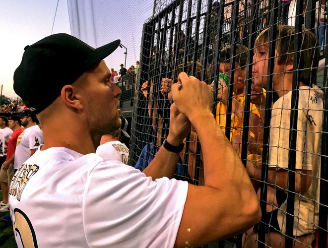 Photos: Saints' Delvin Breaux, defense squeak by Chase Daniel's offense ...