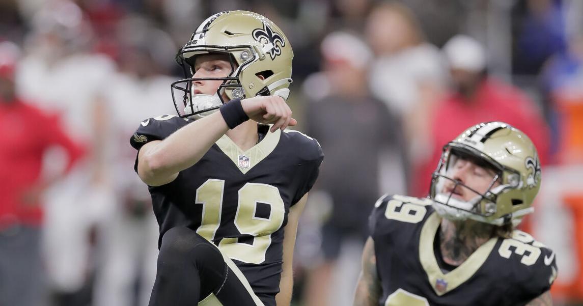 Saints' Blake Grupe named special team player of the week | Saints ...