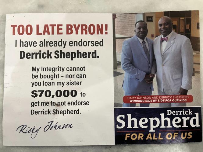 Ricky Johnson calls Derrick Shepherd 'liar' following mailer ...