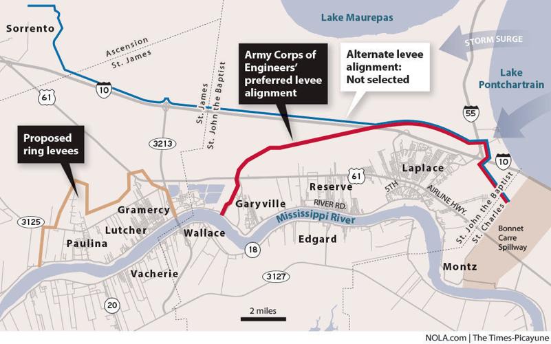 St. John Parish levee proposal approved by Corps of Engineers review ...