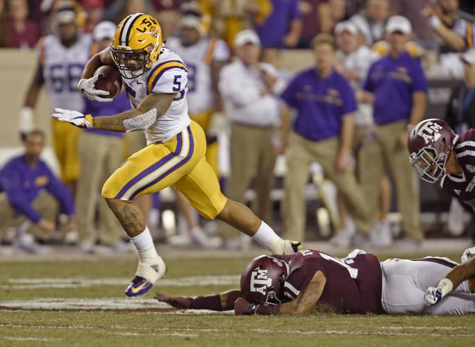 Derrius Guice's record night blasts Tigers past Texas A&M in high ...