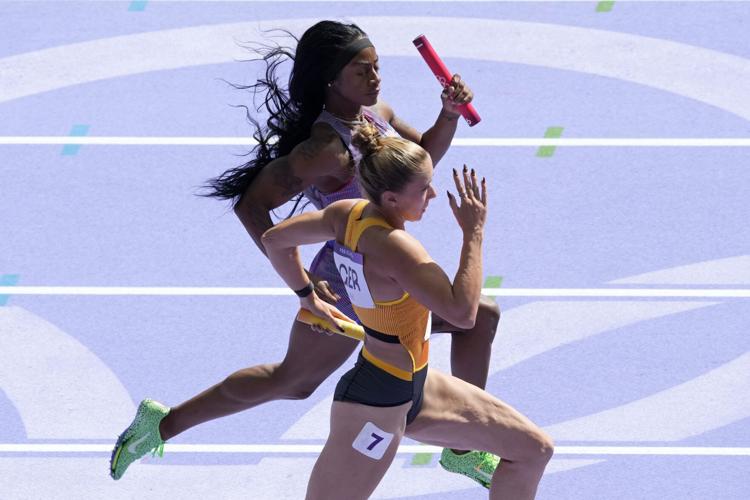 LSU's Sha'Carri Richardson alive for gold in 4x100 relay | Olympics ...