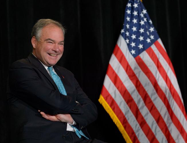 Clinton running mate Tim Kaine rouses crowd of black faith leaders in ...