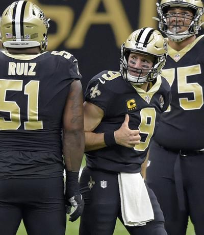 Saints QB Drew Brees says he has 11 fractured ribs, hopeful to play in ...