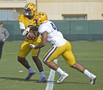 LSU Practice Report, Day 10: D-line pecking order, a running back ...