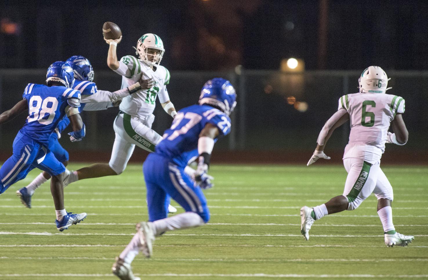 Photos: Arch Manning, Newman roll past East Jefferson as high school ...