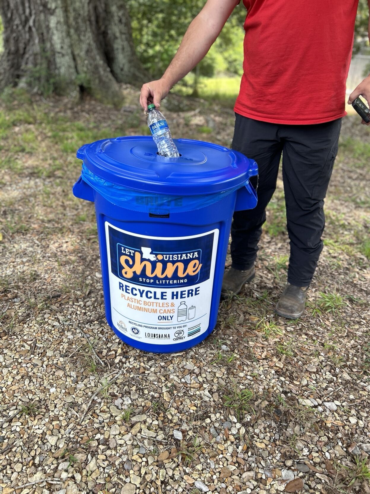 Use new blue recycling bins in north shore state parks | St. Tammany ...
