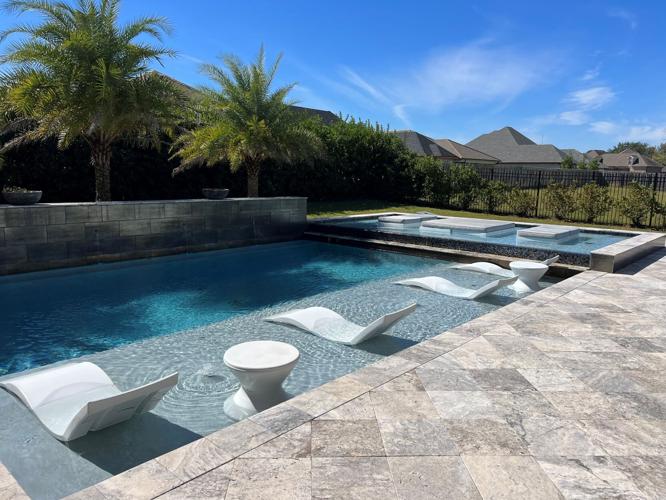 A soaring foyer and a saltwater pool mix for luxe living in a $1.9M ...