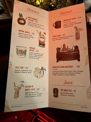 Sippin santa cocktail pop-up at beachbum berry's Latitude 29 | Where ...