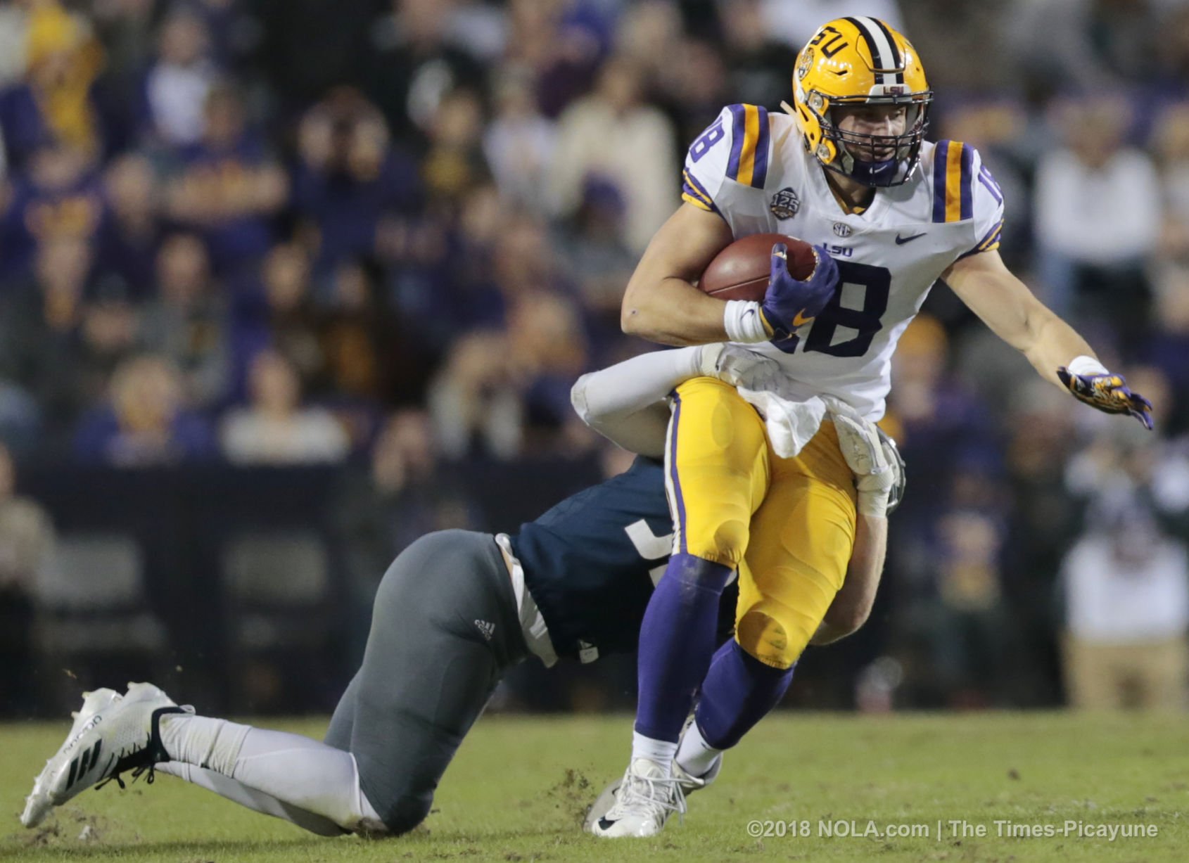 LSU tight end Foster Moreau with plenty to prove at Senior Bowl ...