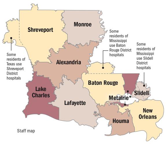 Charting coronavirus scenarios for hospital bed shortages in Louisiana ...