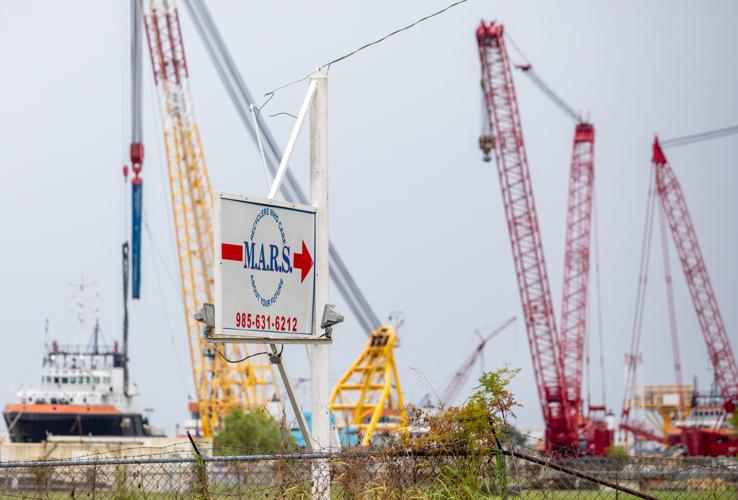 Bow of capsized Seacor Power lift boat recovered as salvage operation ...