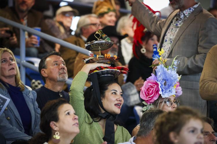 Crowds celebrate Thanksgiving with horseracing and costumes at the Fair ...