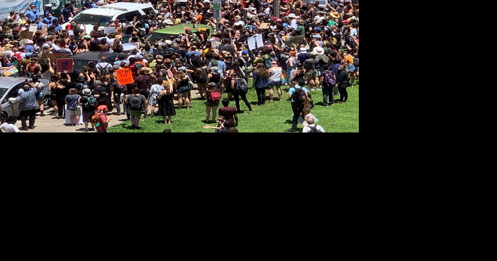 Woman shot close to Duncan Plaza as protest took place nearby; NOPD ...