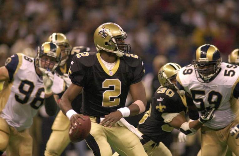 QB Aaron Brooks led Saints to historic first playoff win | Saints ...