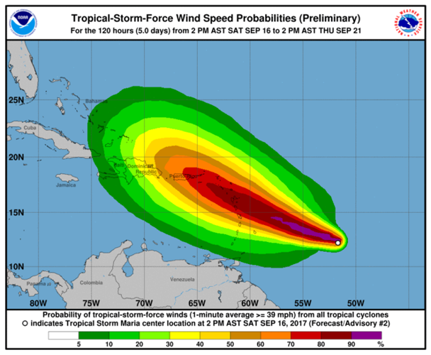 Tropical Storm Maria forms and is expected to strengthen | Weather ...