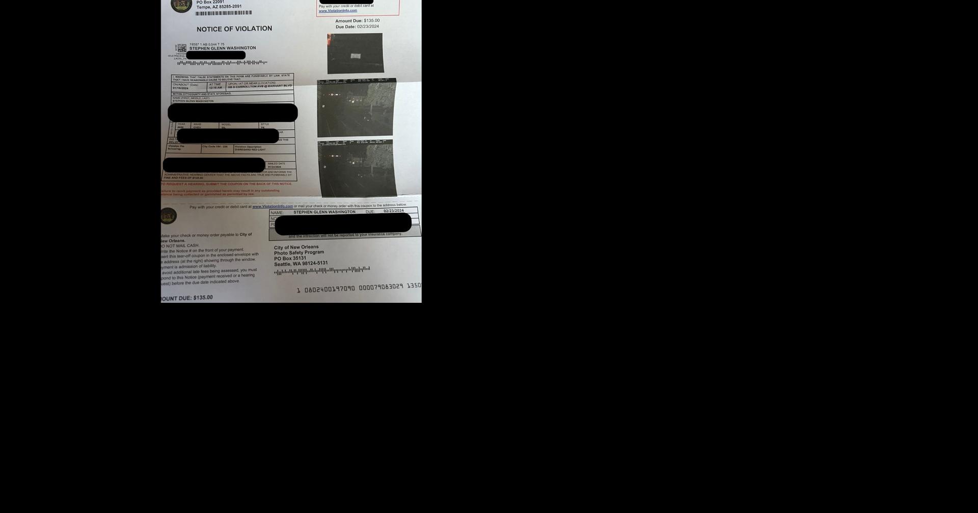 Ticket arrives in mail for Houston couple's stolen truck | Crime/Police ...