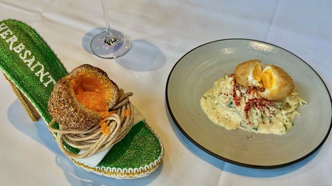 Muses parade throw honors NOLA restaurant Herbsaint | Where NOLA Eats ...