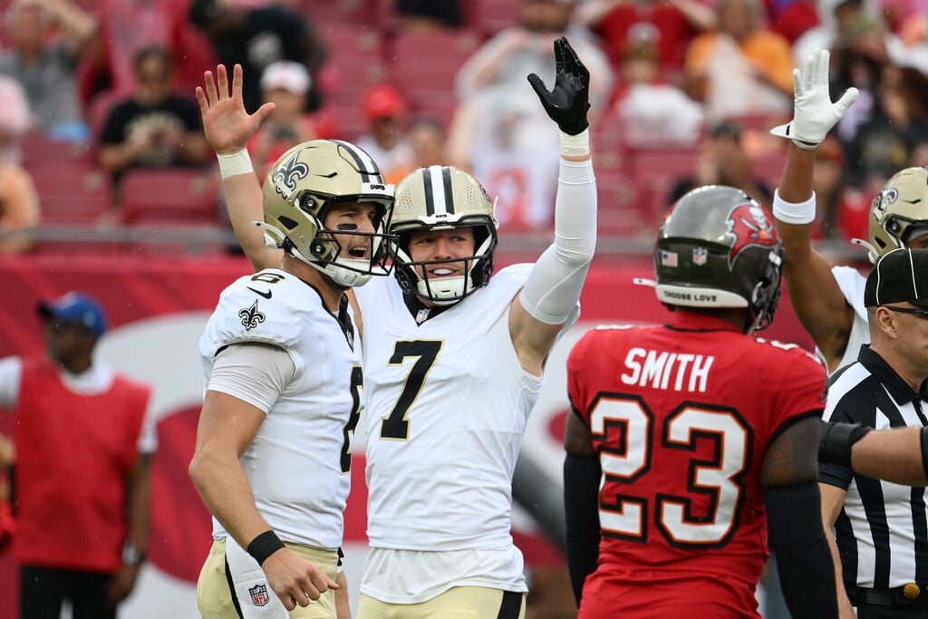 Tyrann Mathieu endorses Tyler Shough as Saints' QB after win | Saints ...