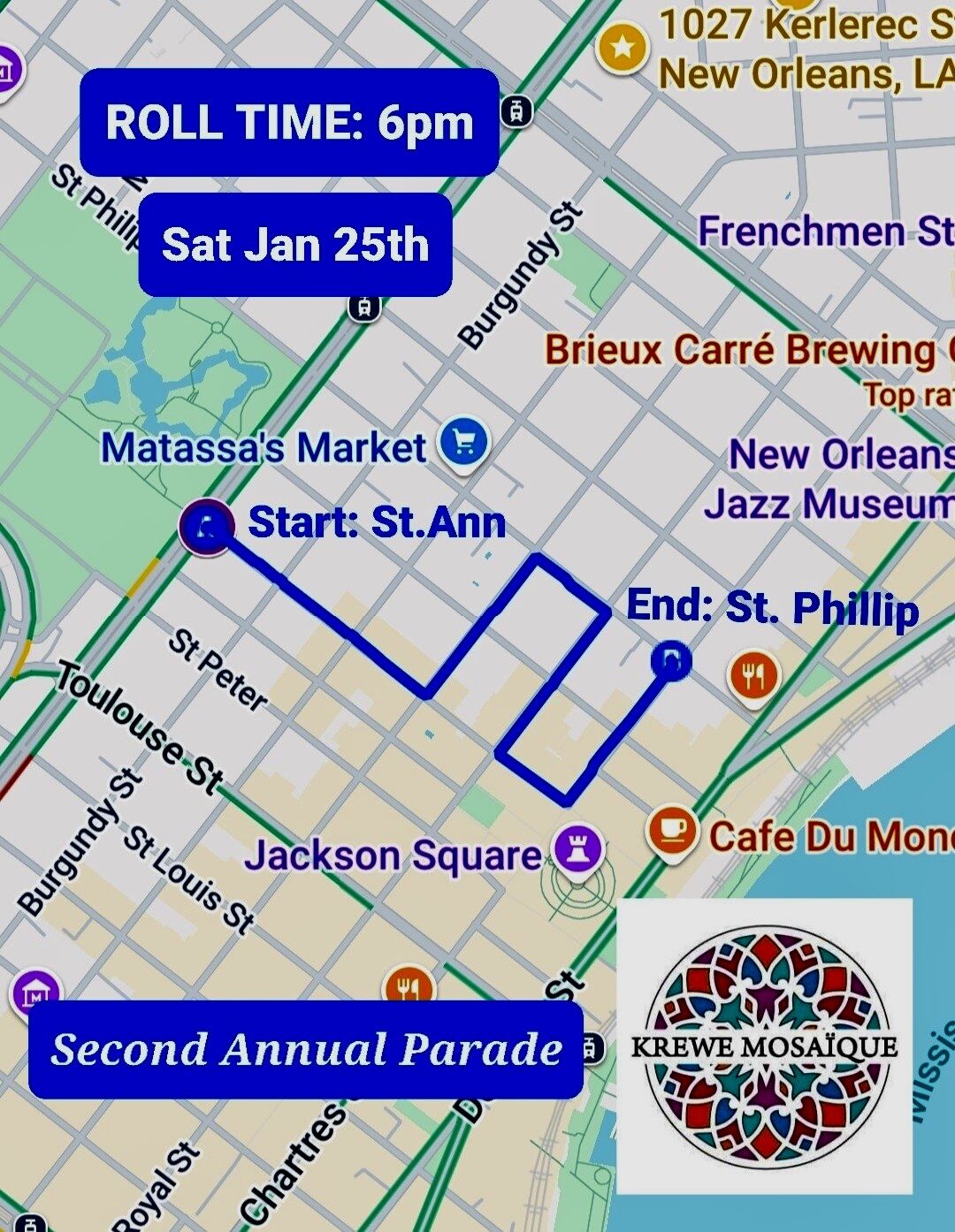 Krewe Mosaïque marches through French Quarter Saturday | Mardi Gras ...
