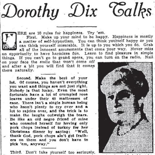 Dear Dorothy: New Orleans and the birth of the modern advice column ...