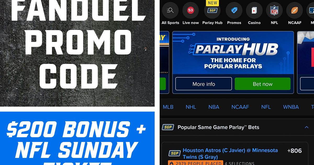 FanDuel promo code: Get $200 Sunday bonus, NFL Sunday Ticket | Sports ...