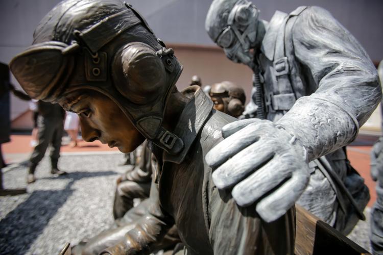 Sculpture honoring WWII aviators, made by WWII pilot and POW, latest in ...