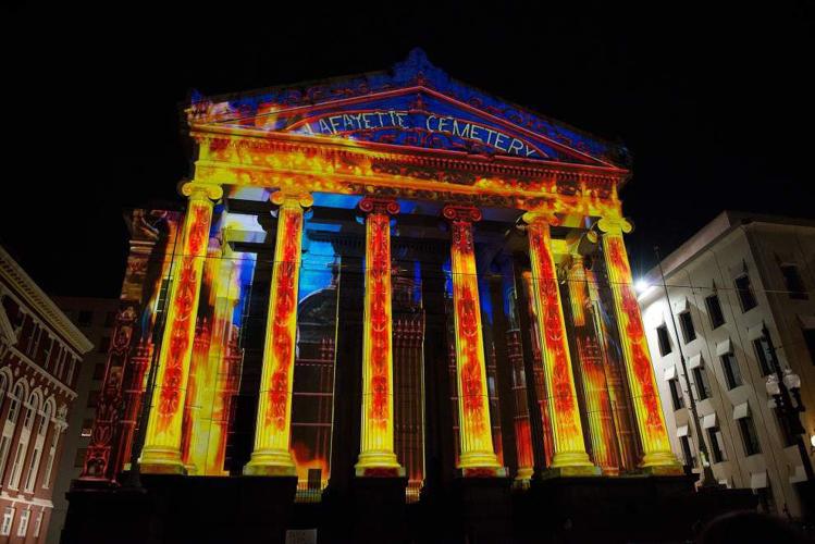 Photos: Gallier Hall lights | News | nola.com