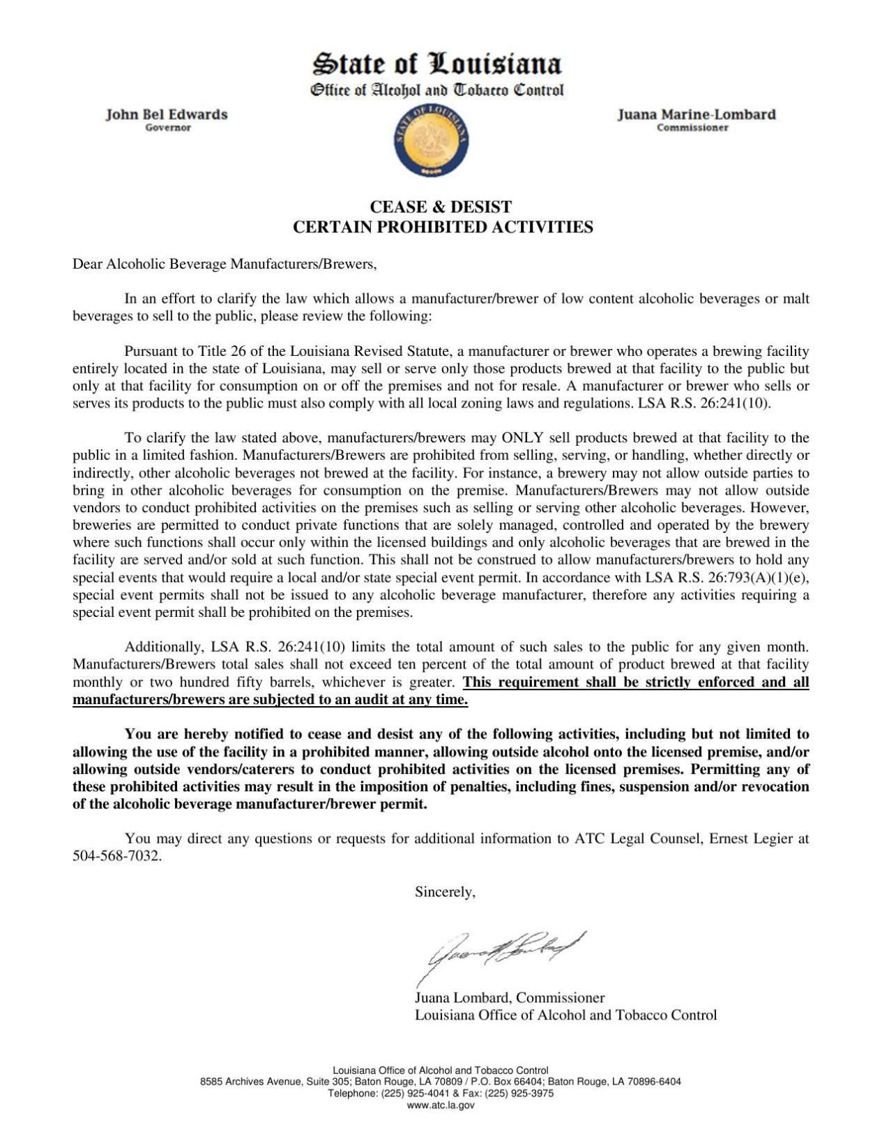 Louisiana breweries fearing closures after regulations, clash with ...