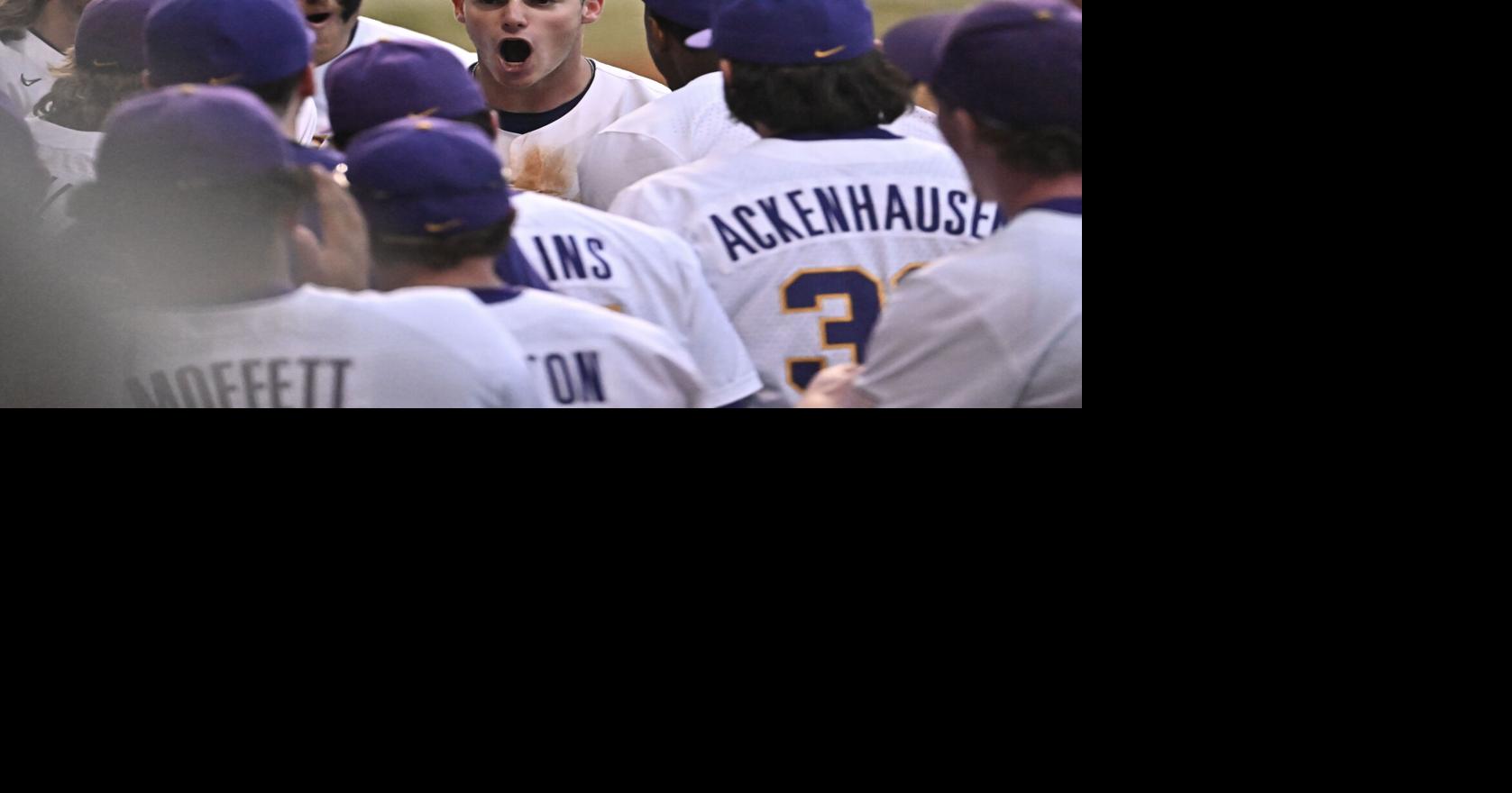 LSU celebrates second victory of the night at Alex Box as Tigers clinch ...