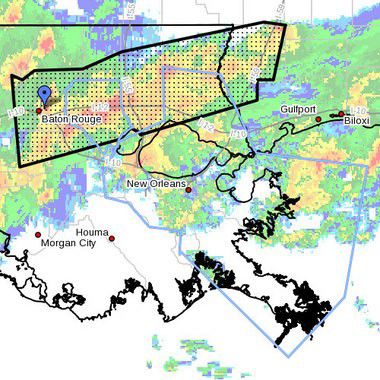 Strong thunderstorms affecting St. John, St. Charles parishes and line ...
