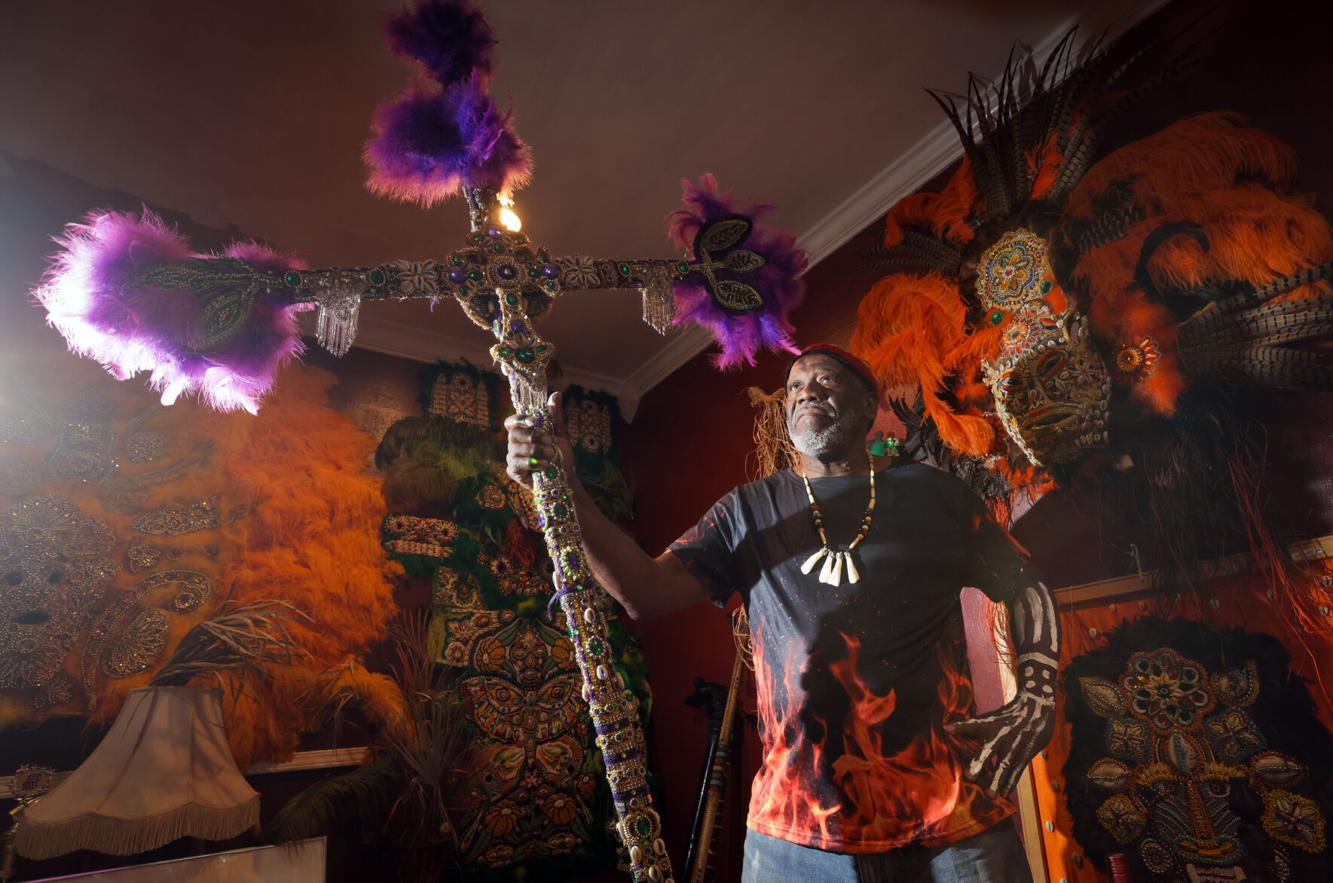 Photos: Victor Harris, big chief of the Mandingo Warriors, is giving up ...