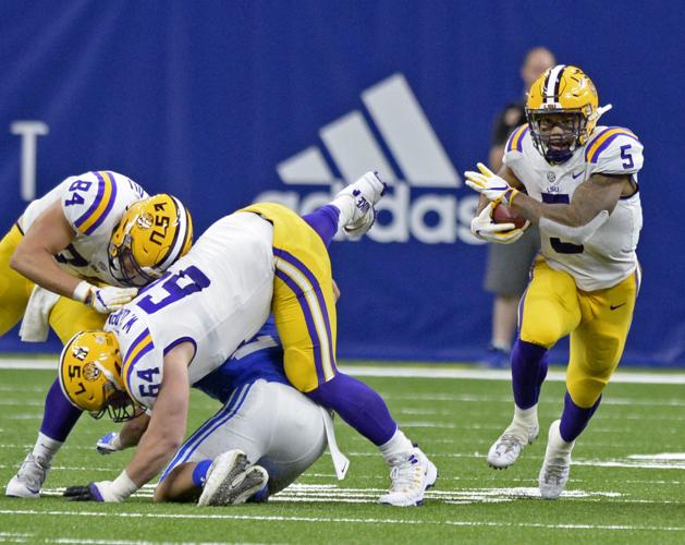 Photos: Big plays from Derrius Guice, plenty of LSU fans in stands as ...