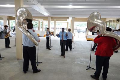 Archbishop Rummel High School band prepares for eventual kickoffs ...