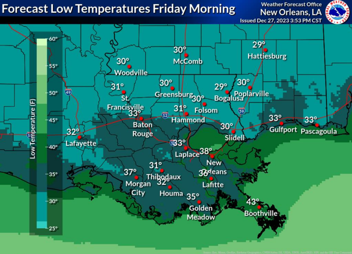 New Year's rain forecast for Southeast Louisiana | Weather | nola.com