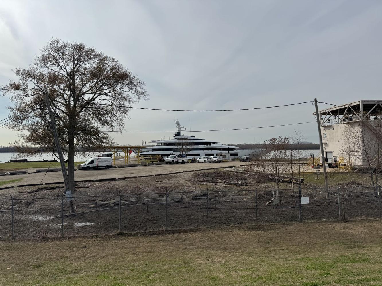 Luxury superyacht docked in New Orleans for the Super Bowl ...