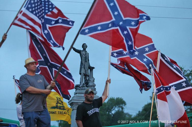 Two arrested at Confederate monuments protests, New Orleans police say ...