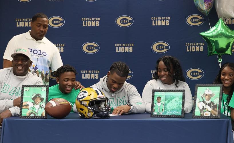 Covington's Champagne, Chatman sign to play college football | St ...