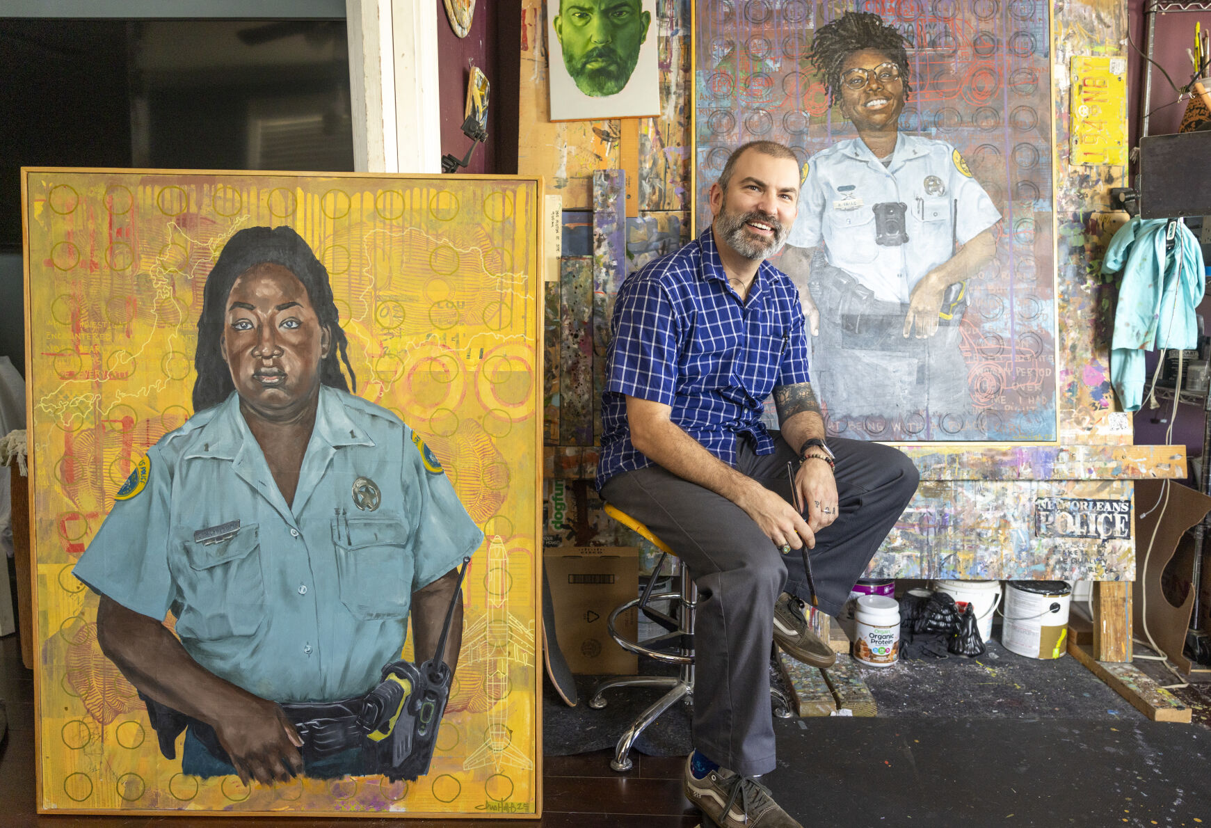 This cop's hard-hitting artwork isn’t everybody’s cup of tea | Arts ...