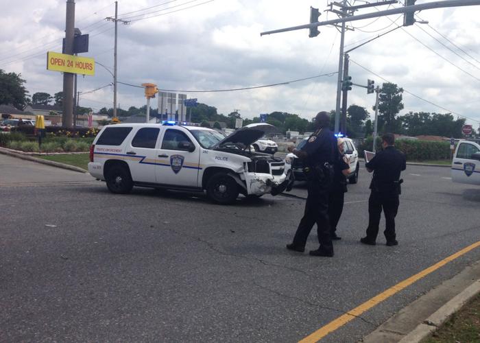 Gretna police officer responding to call involved in crash | Traffic ...