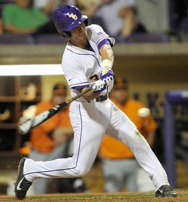 Laird the hero again as LSU claims an 8-7 thriller to take the opener ...